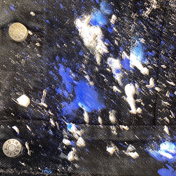 Jackets & Coats | Paint Splash Jean Jacket | Poshmark